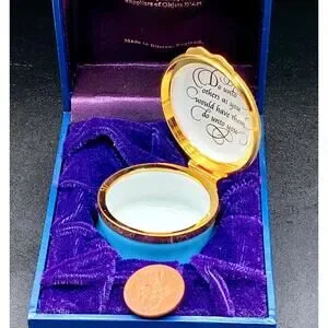 Storage & Organization | Halcyon Days Enamels Bonbonniere Trinket Box ...